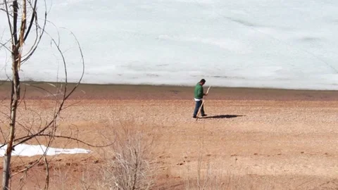 Native American Indian Man With Walking ... | Stock Video | Pond5