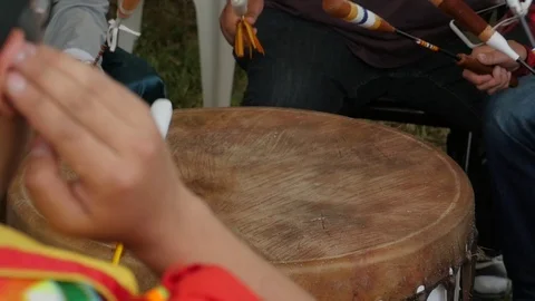 Native American Drum Stock Video Footage | Royalty Free Native American ...