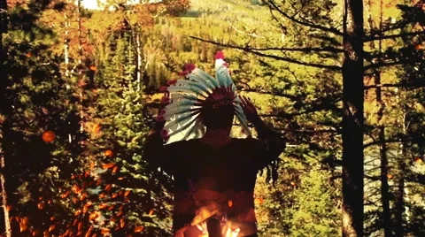 native american ritual | Stock Video | Pond5