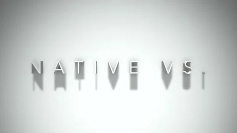 native vs. 3D title animation with shado... | Stock Video | Pond5