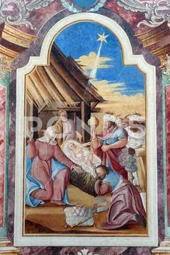 Nativity Scene, Adoration of the Magi Nativity Scene, Adoration of the ...