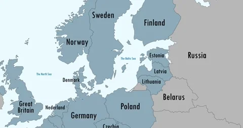 Rusia Map Europe Stock Videos – Royalty-Free HD & 4K Videos | Pond5