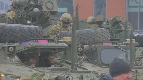 Nato Multinational Training Soldiers Are... | Stock Video | Pond5