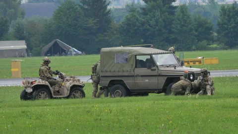 NATO special operations training with a ... | Stock Video | Pond5