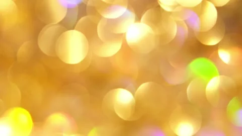 A natural effect of shimmering gold boke... | Stock Video | Pond5