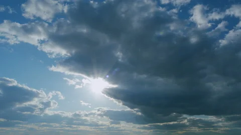 Natural light rays shining through the g... | Stock Video | Pond5