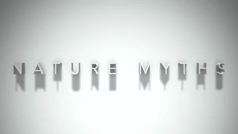 nature myths 3D title animation with sha... | Stock Video | Pond5