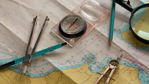 Nautical Chart Stock Video Footage | Royalty Free Nautical Chart Videos ...