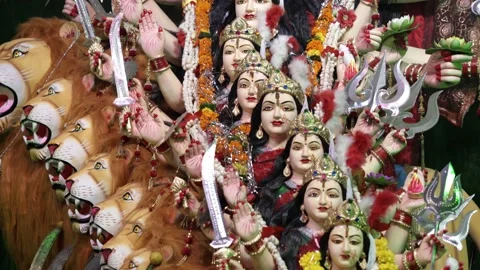 Nine Durga Stock Footage ~ Royalty Free Stock Videos | Pond5