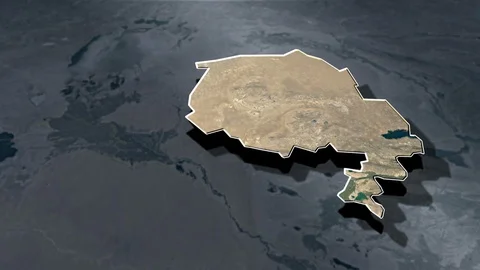 Navoiy Region - Animation Map | Stock Video | Pond5
