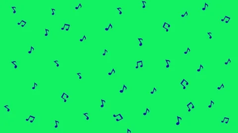 Navy musical notes pattern animation on ... | Stock Video | Pond5