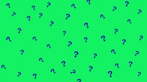 Navy question mark symbols on a green sc... | Stock Video | Pond5