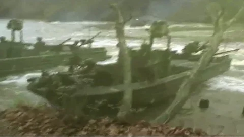 Navy SEALS special ops warcraft practice... | Stock Video | Pond5