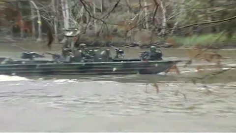 Navy SEALS special ops warcraft practice... | Stock Video | Pond5