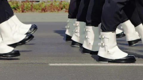 Marching Boots Stock Footage ~ Royalty Free Stock Videos | Pond5