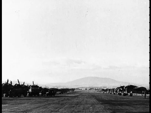 A Nazi shipping convoy is attacked by Al... | Stock Video | Pond5