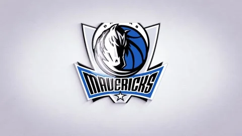 NBA Dallas Maverics Logo | Stock Video | Pond5