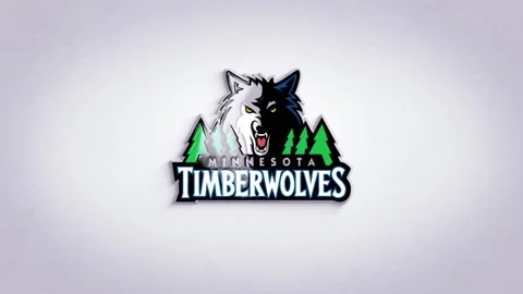NBA Minessota Timberwolves Logo | Stock Video | Pond5