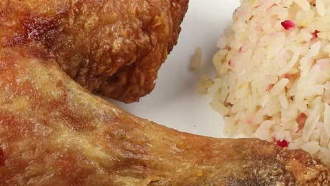 Deep Fried Chicken Stock Footage ~ Royalty Free Stock Videos | Pond5