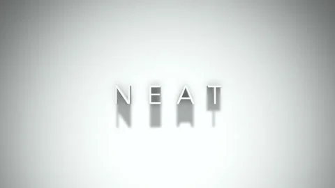 Neat 3D title animation with shadows on ... | Stock Video | Pond5