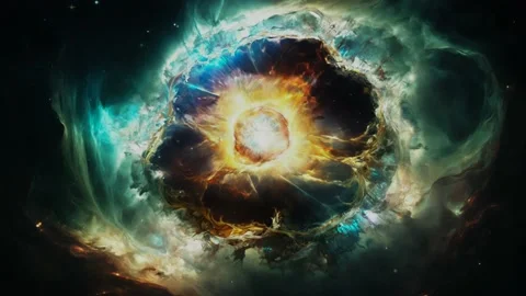 Nebula Cloud Orb Seamless Loop 4k | Stock Video | Pond5