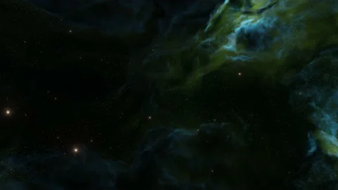 Nebulae in the night sky of outer space,... | Stock Video | Pond5