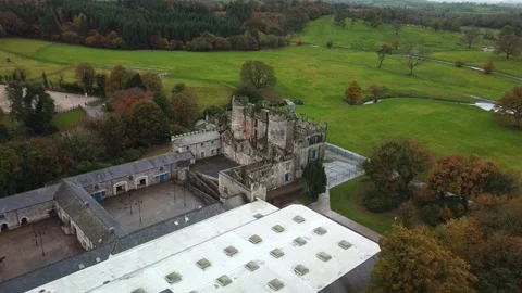 Necarne Castle and Equestrian Centre in ... | Stock Video | Pond5