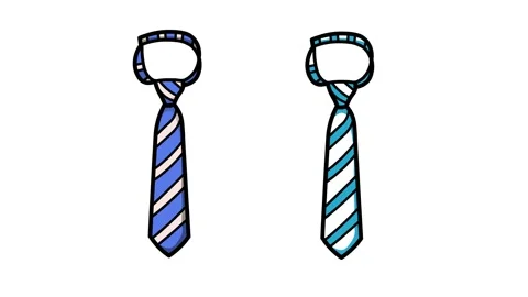 neck tie sketch and 2d animation | Stock Video | Pond5