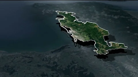 Nelson region - Animation Map | Stock Video | Pond5
