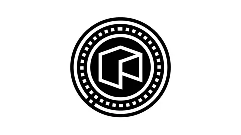 neo digital money glyph icon animation | Stock Video | Pond5