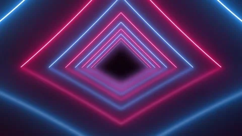 After Effects: Neon 2 Colors Reflection Seamless Background Animation ...