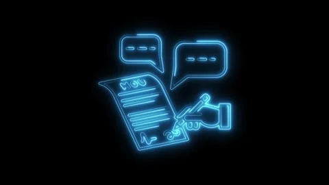 Communication Animation Neon Stock Videos – Royalty-Free HD & 4K Videos ...