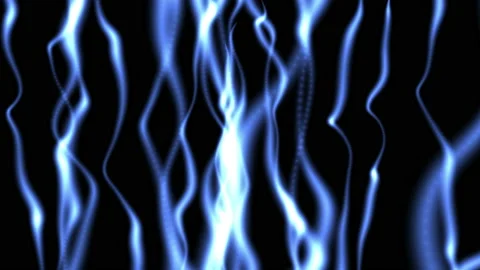 Neon Algae. Blue threads are leveled aga... | Stock Video | Pond5