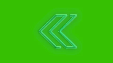 Neon arrow green screen. Futuristic lase... | Stock Video | Pond5