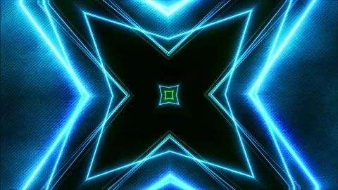 Neon Blue Vj Loops Animation Background | Stock Video | Pond5