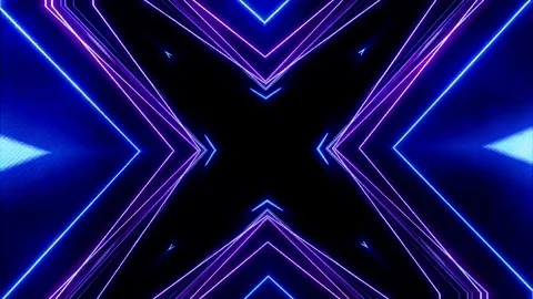 Neon Blue Vj Loops Pencil Animation Back... | Stock Video | Pond5