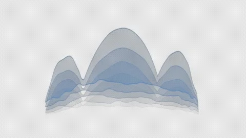 Neon Blue Waveform. Futuristic Audio Equ... | Stock Video | Pond5