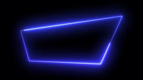 neon border frame animated background ro... | Stock Video | Pond5