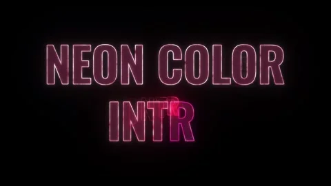 Neon Color Strobe Title Intro ~ After Effects #266427143