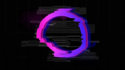 Neon Colorful Circle Distortion Animatio... | Stock Video | Pond5