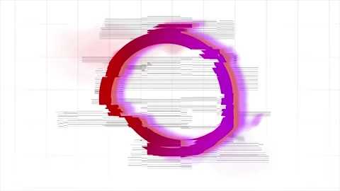 Neon Colorful Circle Distortion Animatio... | Stock Video | Pond5