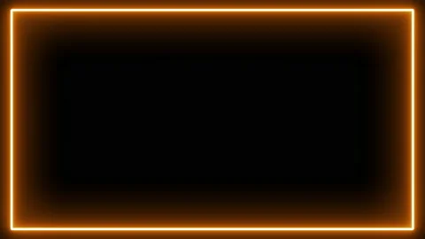 Neon effect rectangle frame Loop backgro... | Stock Video | Pond5