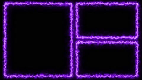 Neon frame for inscriptions and captions... | Stock Video | Pond5