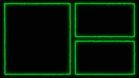 Neon frame for inscriptions and captions... | Stock Video | Pond5