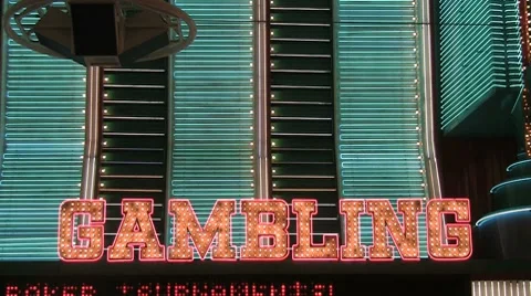 Gambling Sign Stock Footage ~ Royalty Free Stock Videos | Pond5