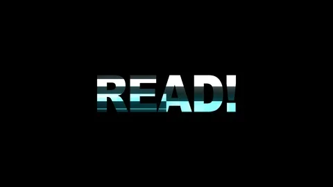 neon glitch READ word text animation bac... | Stock Video | Pond5