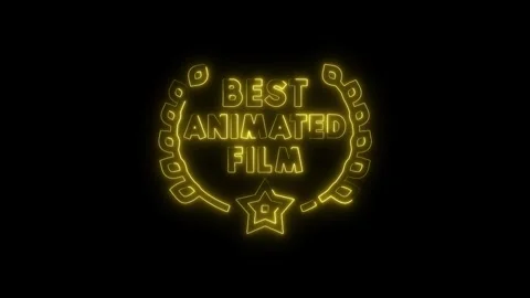 Neon glow animation best animated film a... | Stock Video | Pond5