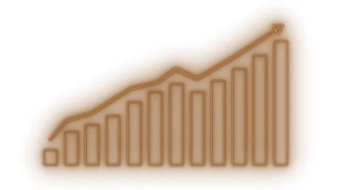 Neon Glow Business Bar Chart with Upward... | Stock Video | Pond5