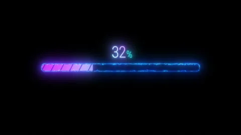 Loading Bar Neon Stock Footage ~ Royalty Free Stock Videos | Page 2