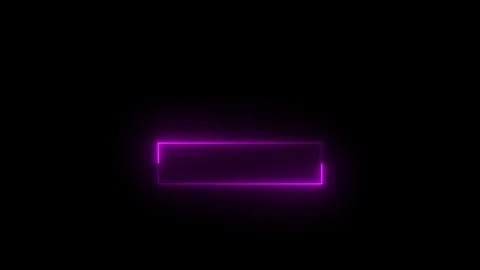 Neon glowing pink hyphen icon animation ... | Stock Video | Pond5